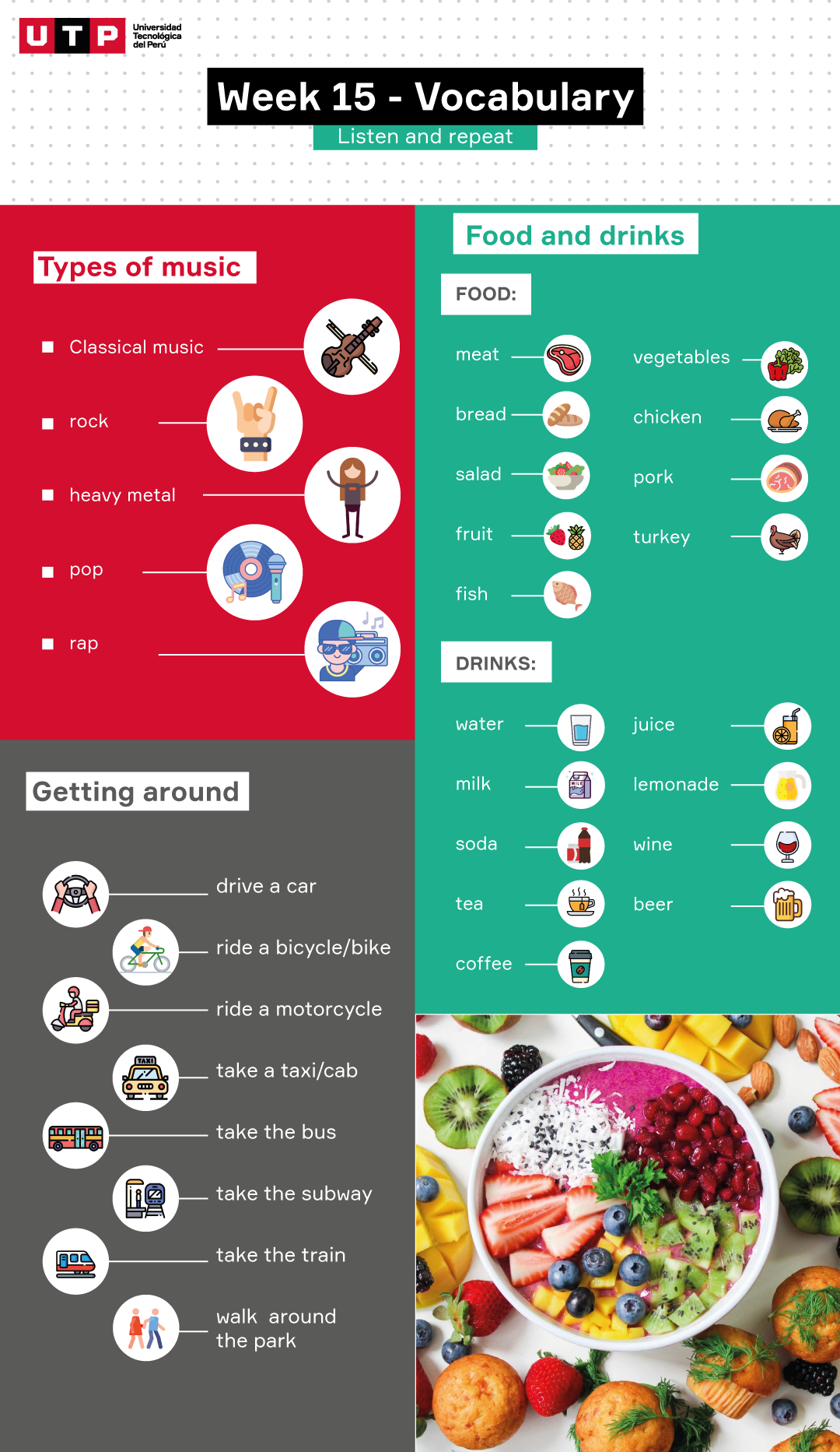 Week 15 - Vocabulary | Genially