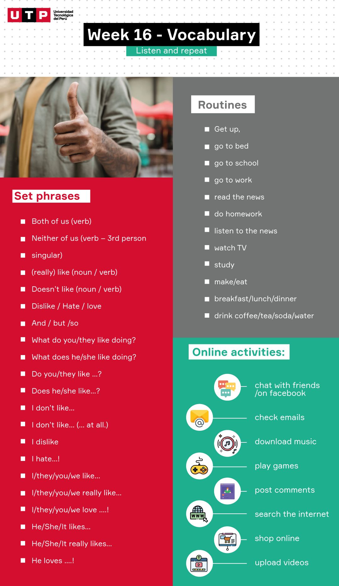 Week 16 - Vocabulary | Genially