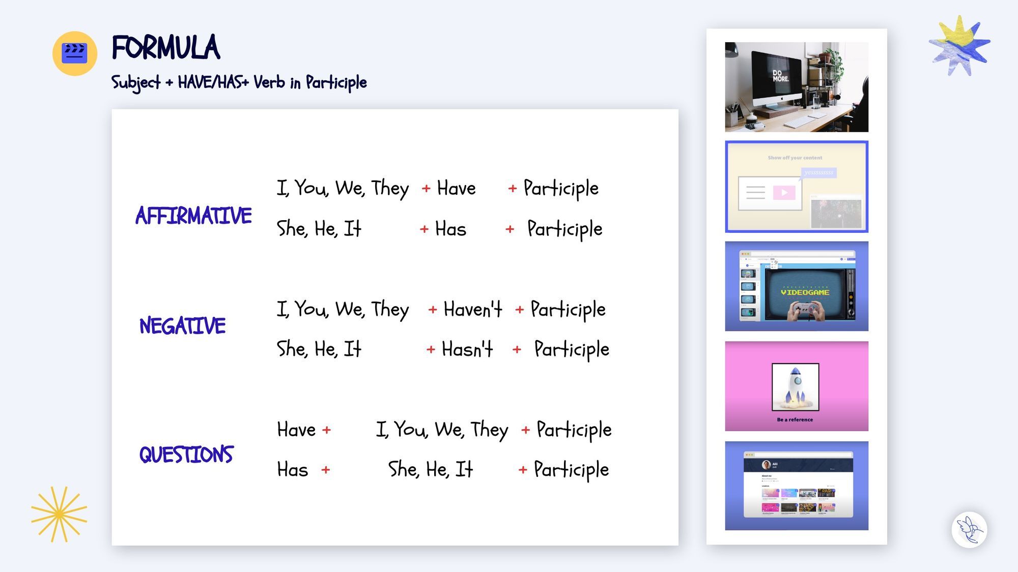 PRESENT PERFECT | Genially