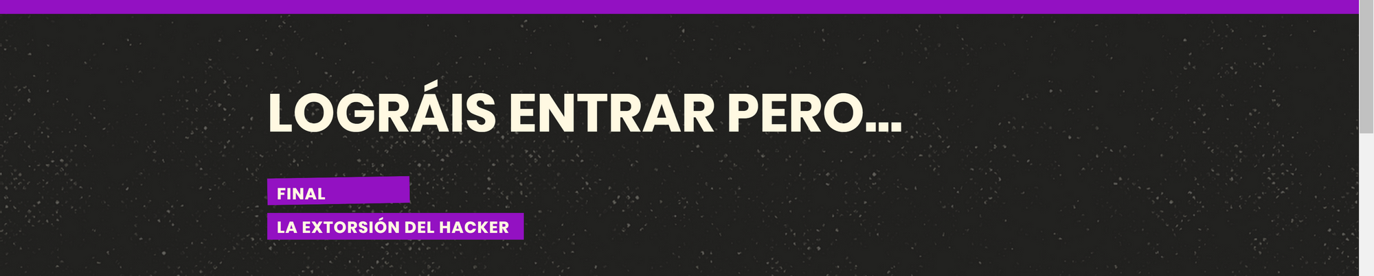 La extorsión del hacker IIIV | Genially