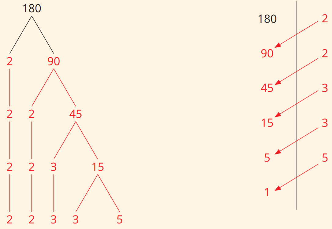 Décomposition d'un nombre en facteurs premiers | Genially
