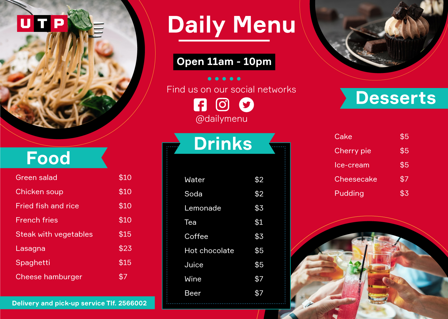 Daily Menú | Genially