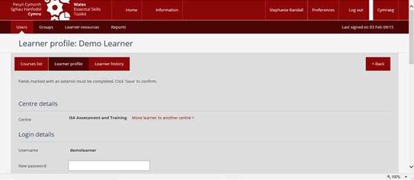 1. Learners login details | Genially
