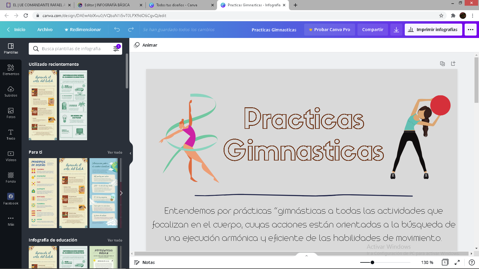 Practicas gimnasticas | Genially