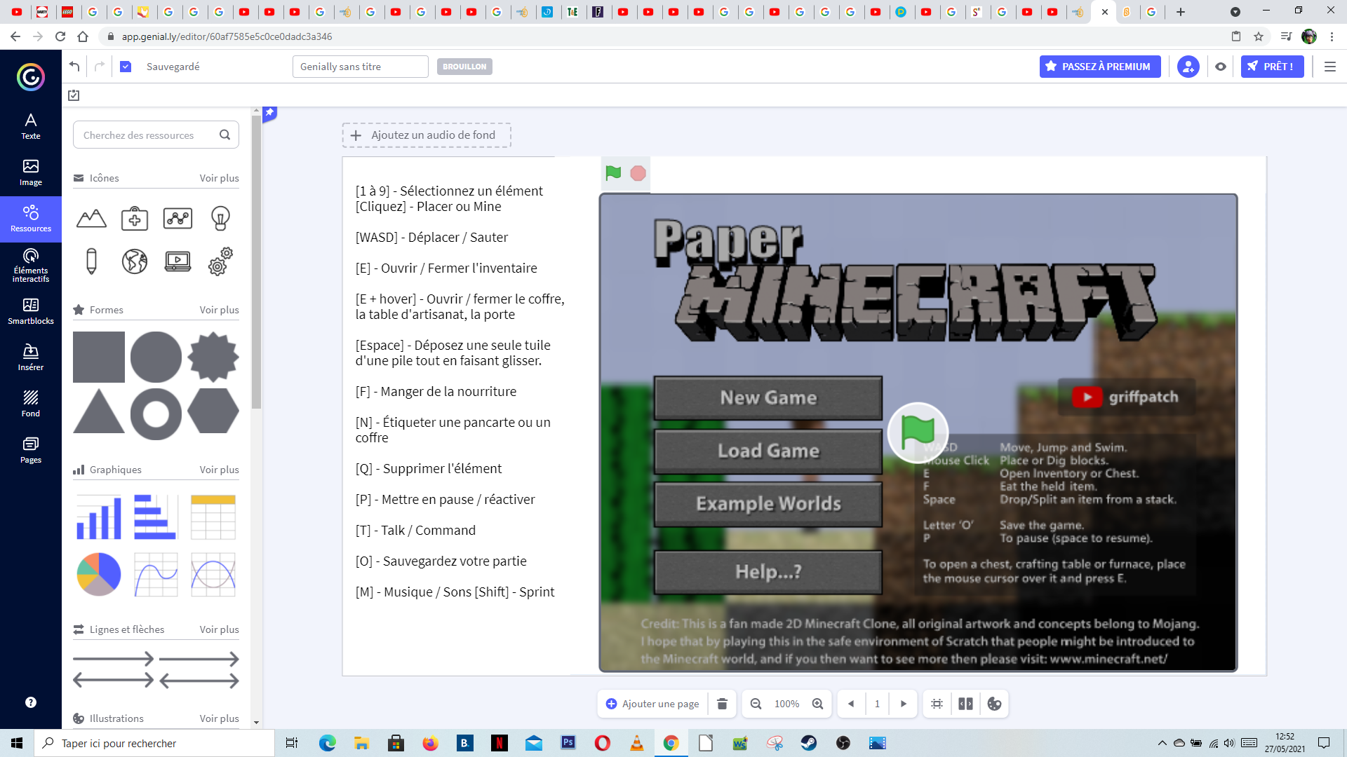 Minecraft 2D | Genially