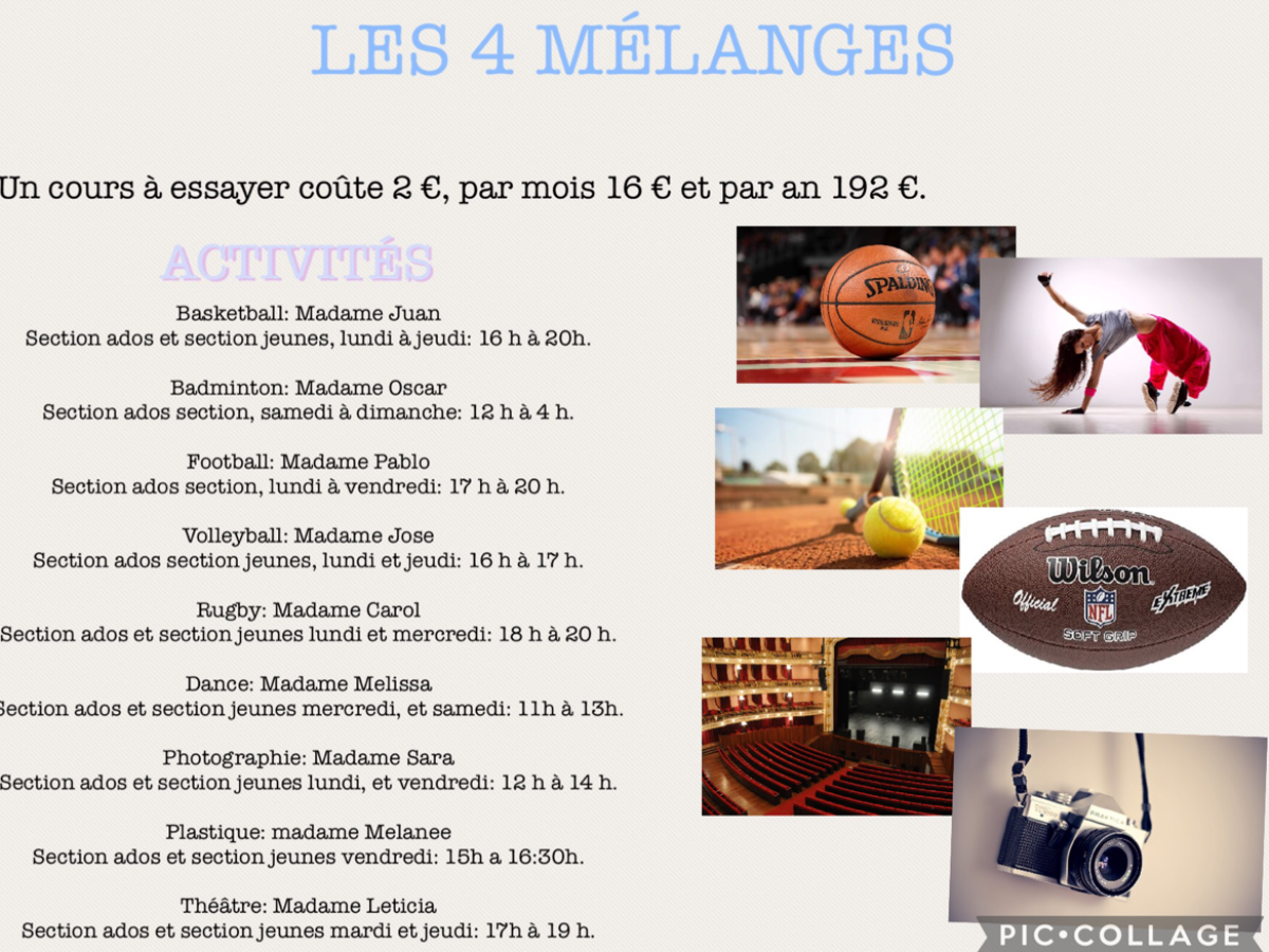 Les 4 mélanges | Genially