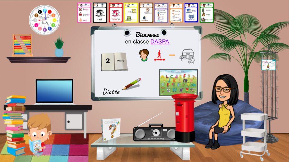 Classe virtuelle - Classe Daspa de Madame Cindy | Genially