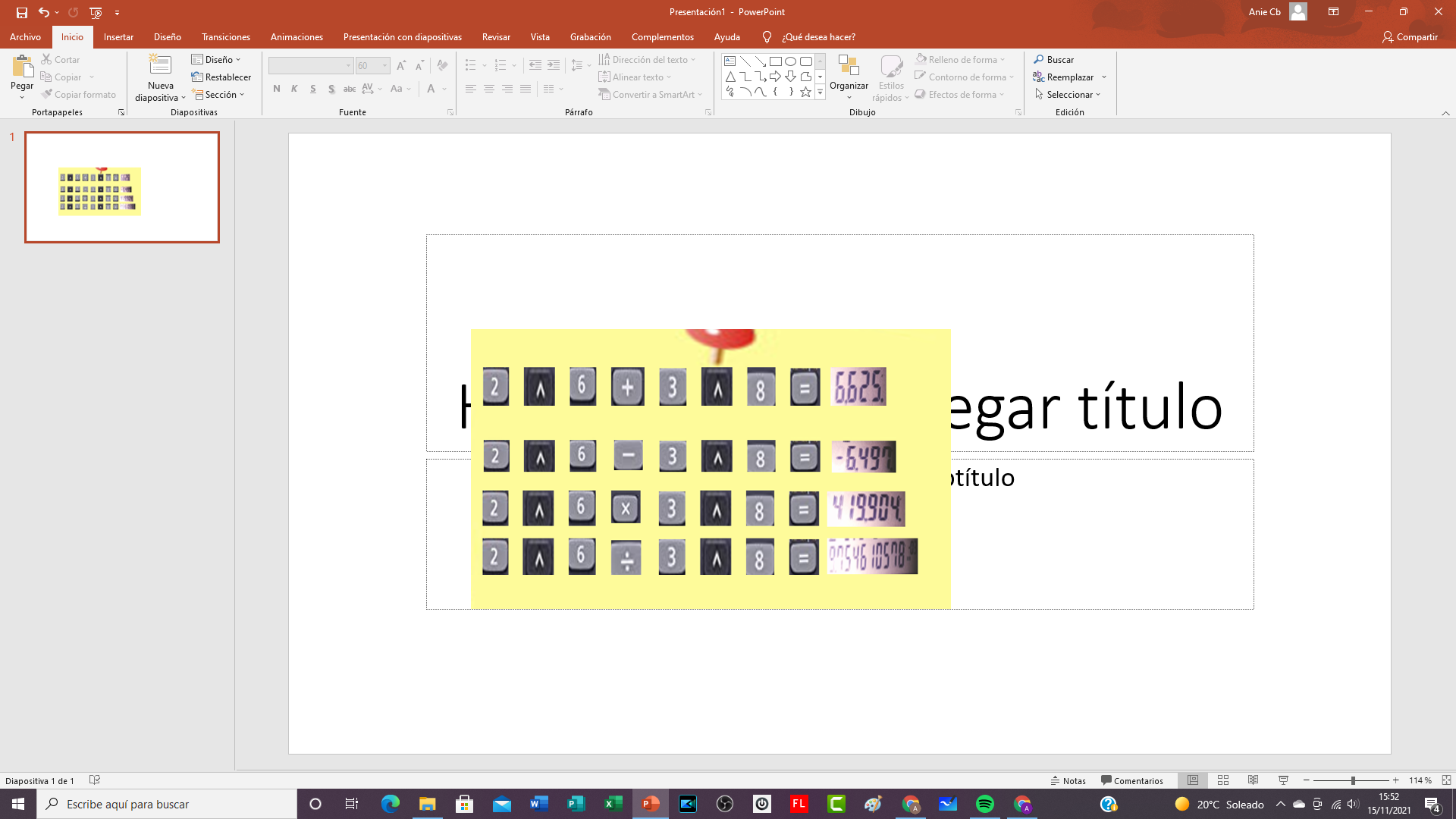 Calculator y las potencias | Genially