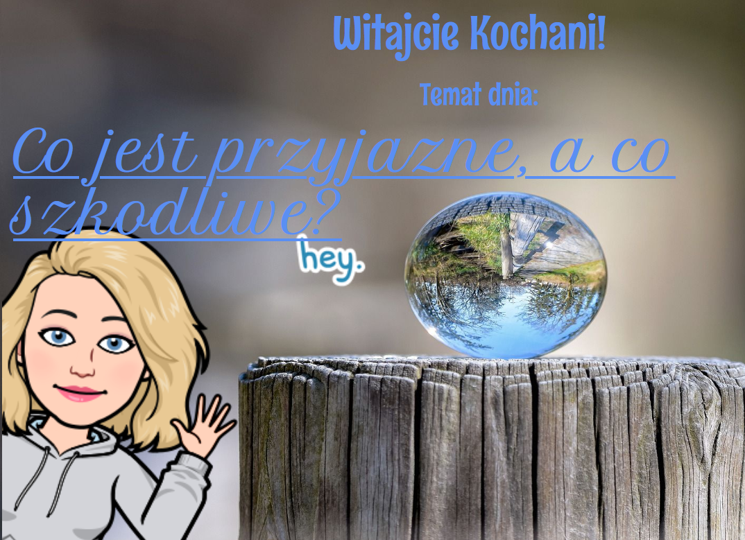 Co jest przyjazne, a co szkodliwe? | Genially