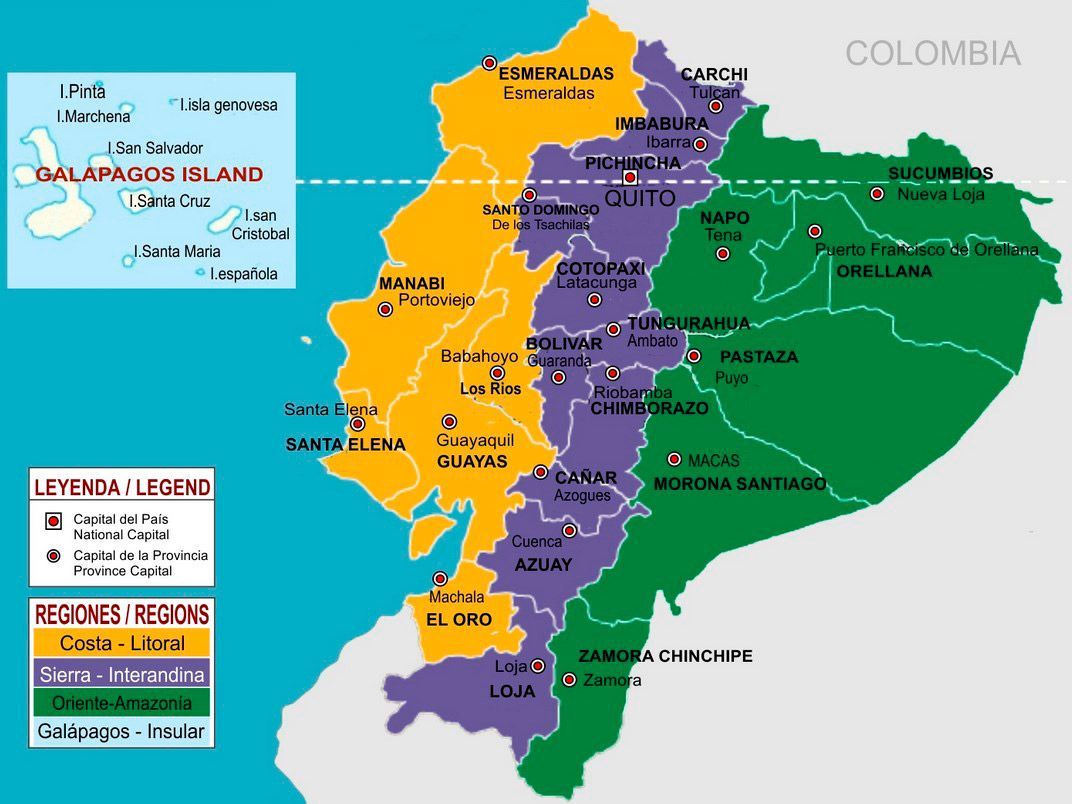 MAPA GEOGRÁFICO DE PUEBLOS Y NACIONALIDADES INDÍGENAS DEL ECUADOR ...