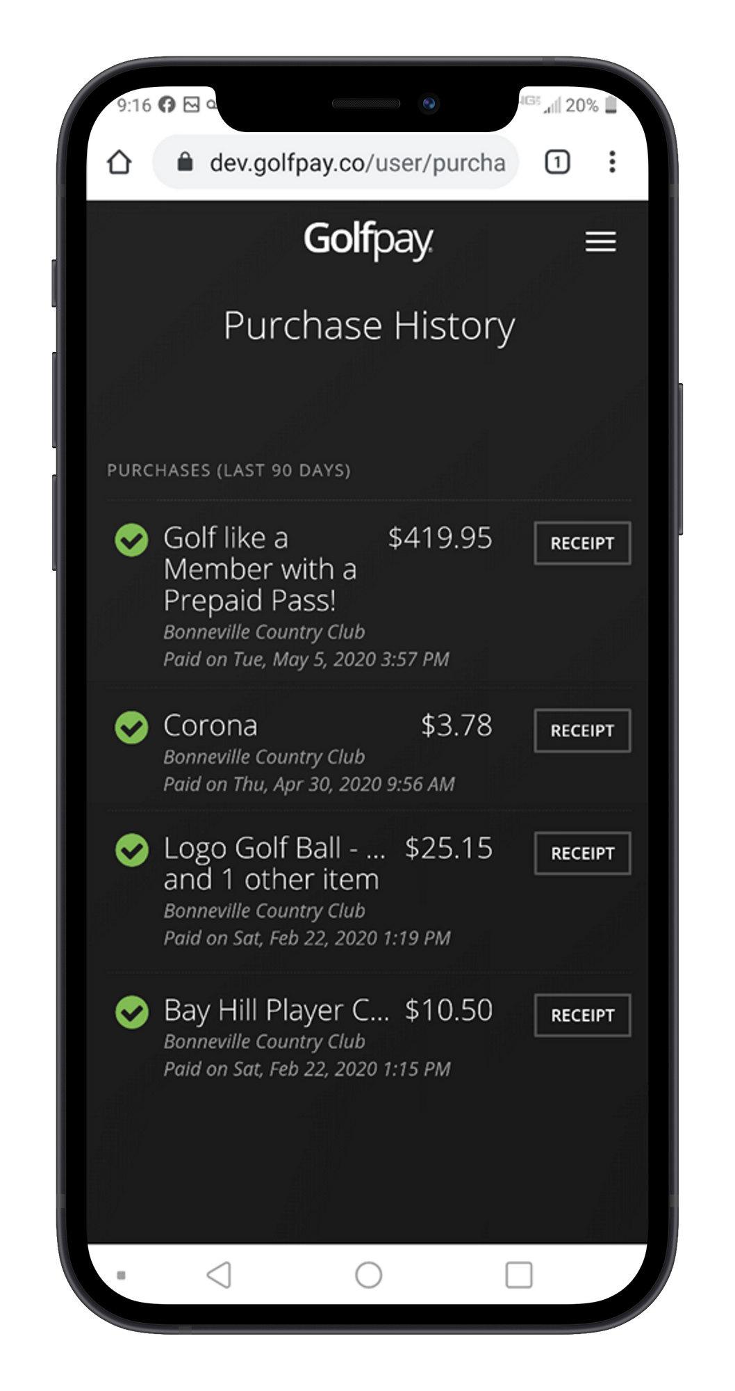 Purchase Receipt | Genially