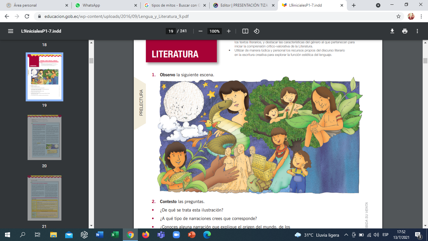 TIPOS DE MITOS | Genially