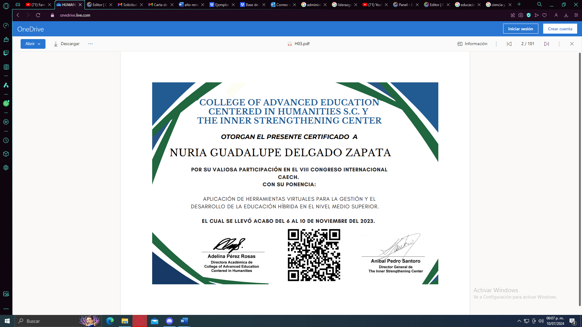 Diagonal Certificate | Genially