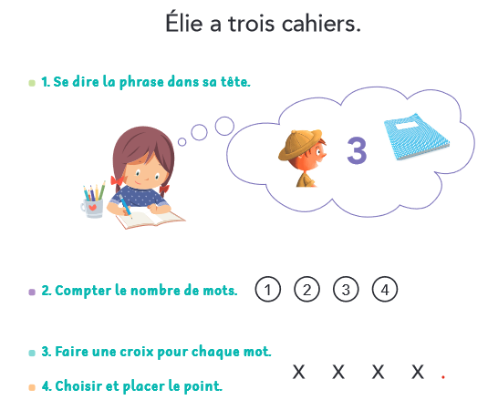 rediger une phrase 2