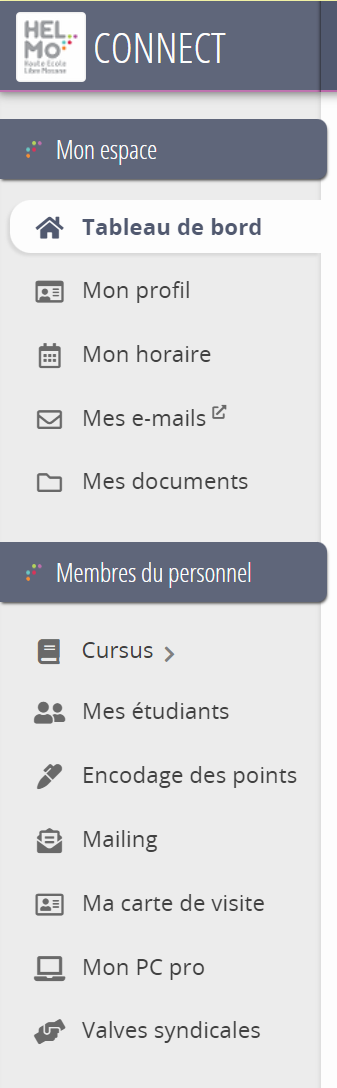 HELMo-Connect et sa suite | Genially