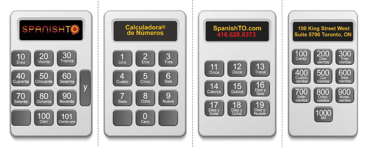 Spanish numbers audio-calculator