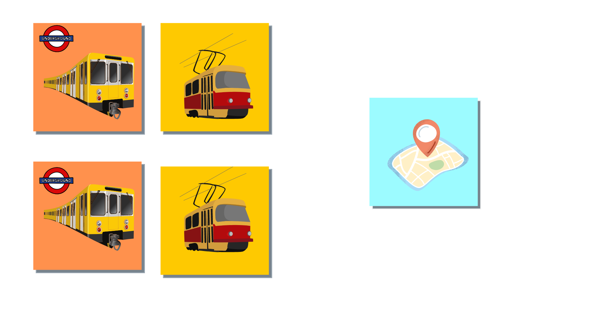 Transport Memory game GG2 | Genially