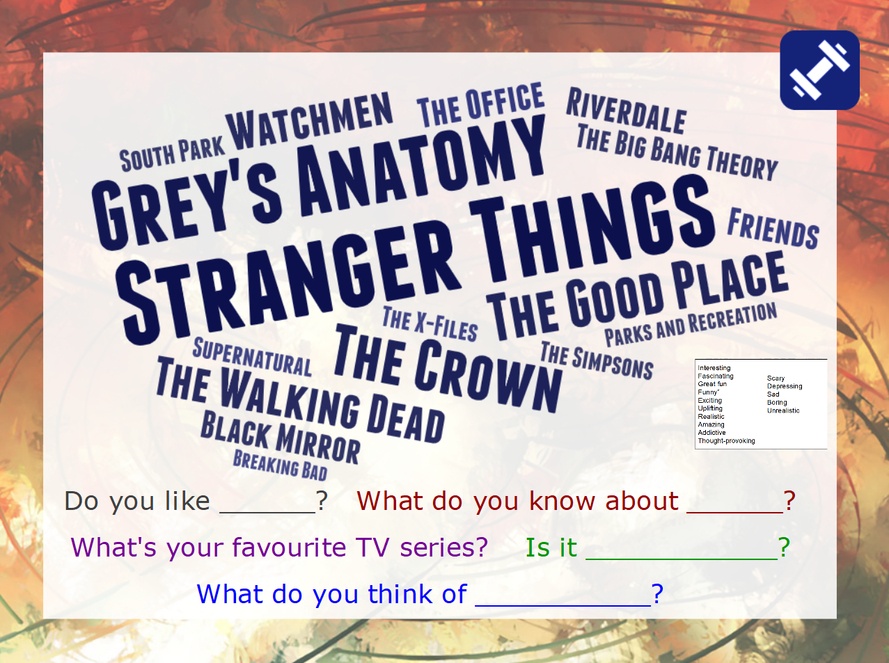 G4 - Talking about your favorite shows