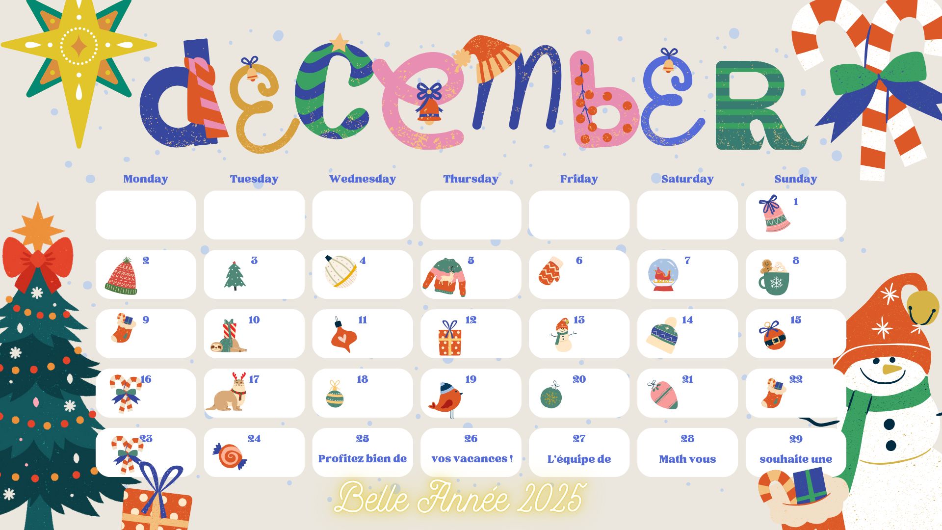 Calendrier des enigmes 2024 | Genially