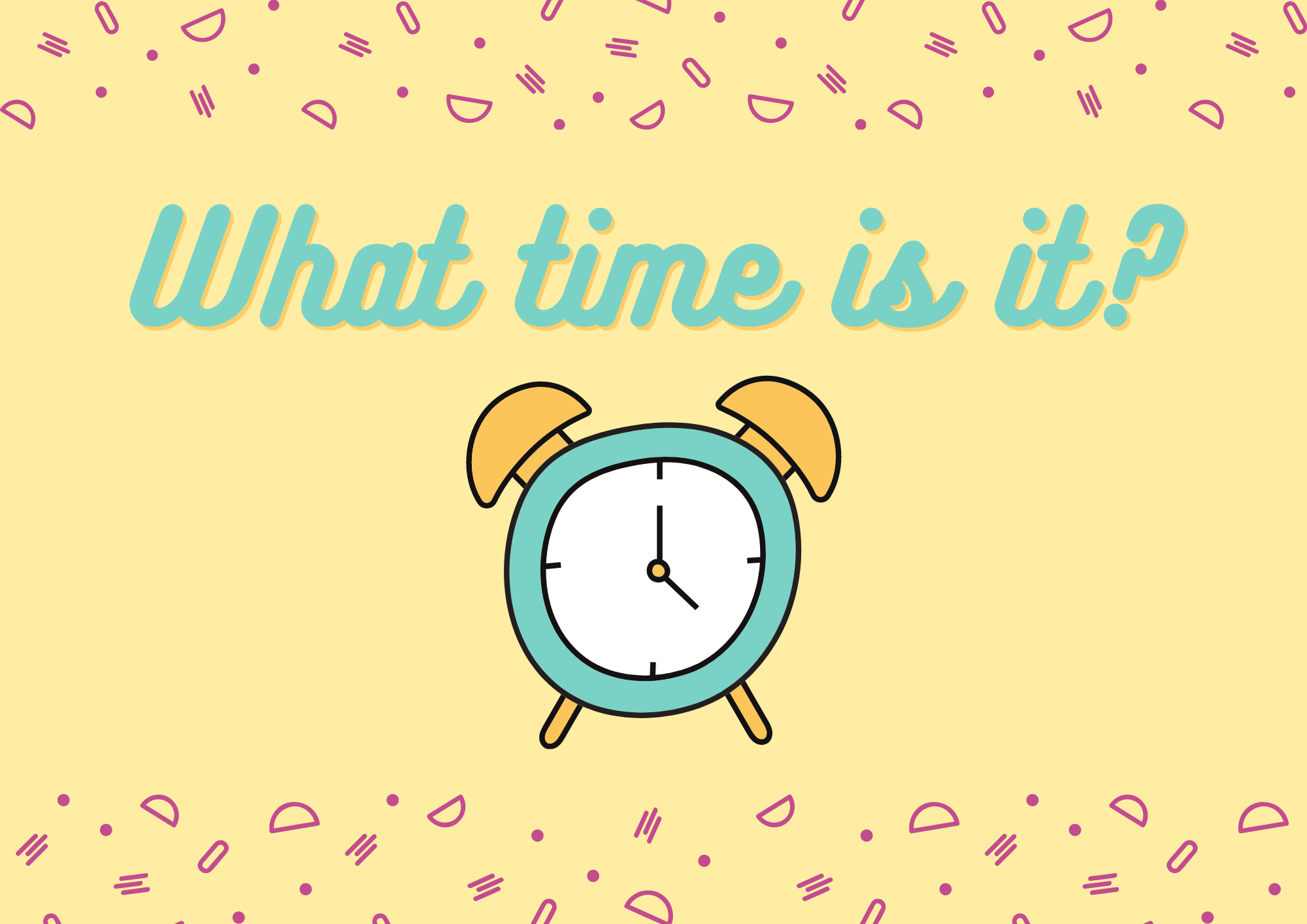 Tell the time | Genially