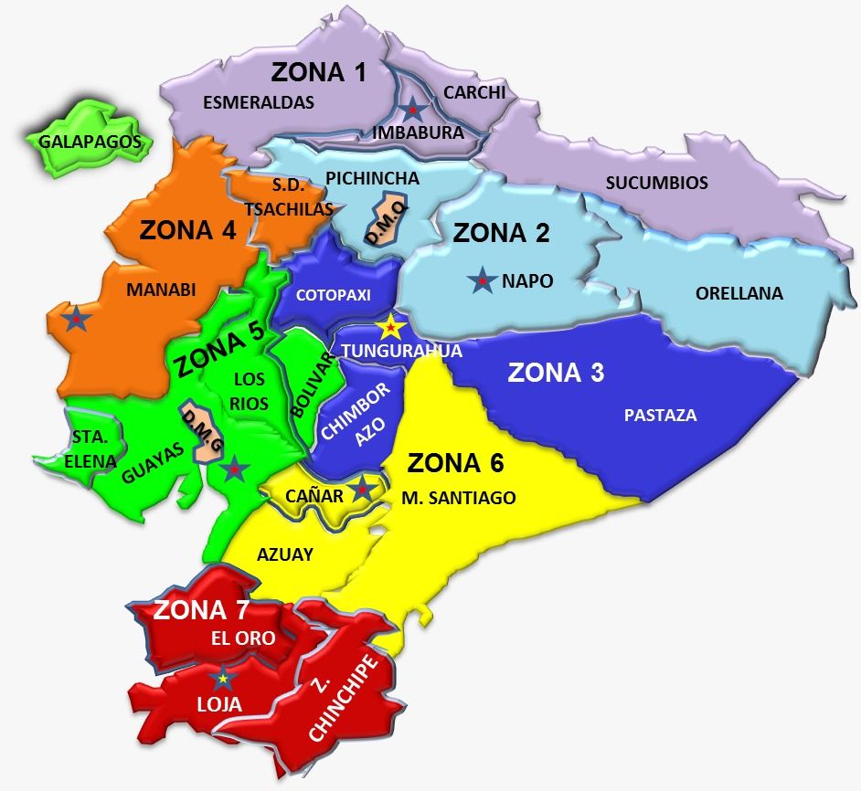 Mapa interactivo de las zonas turísticas de Ecuador | Genially