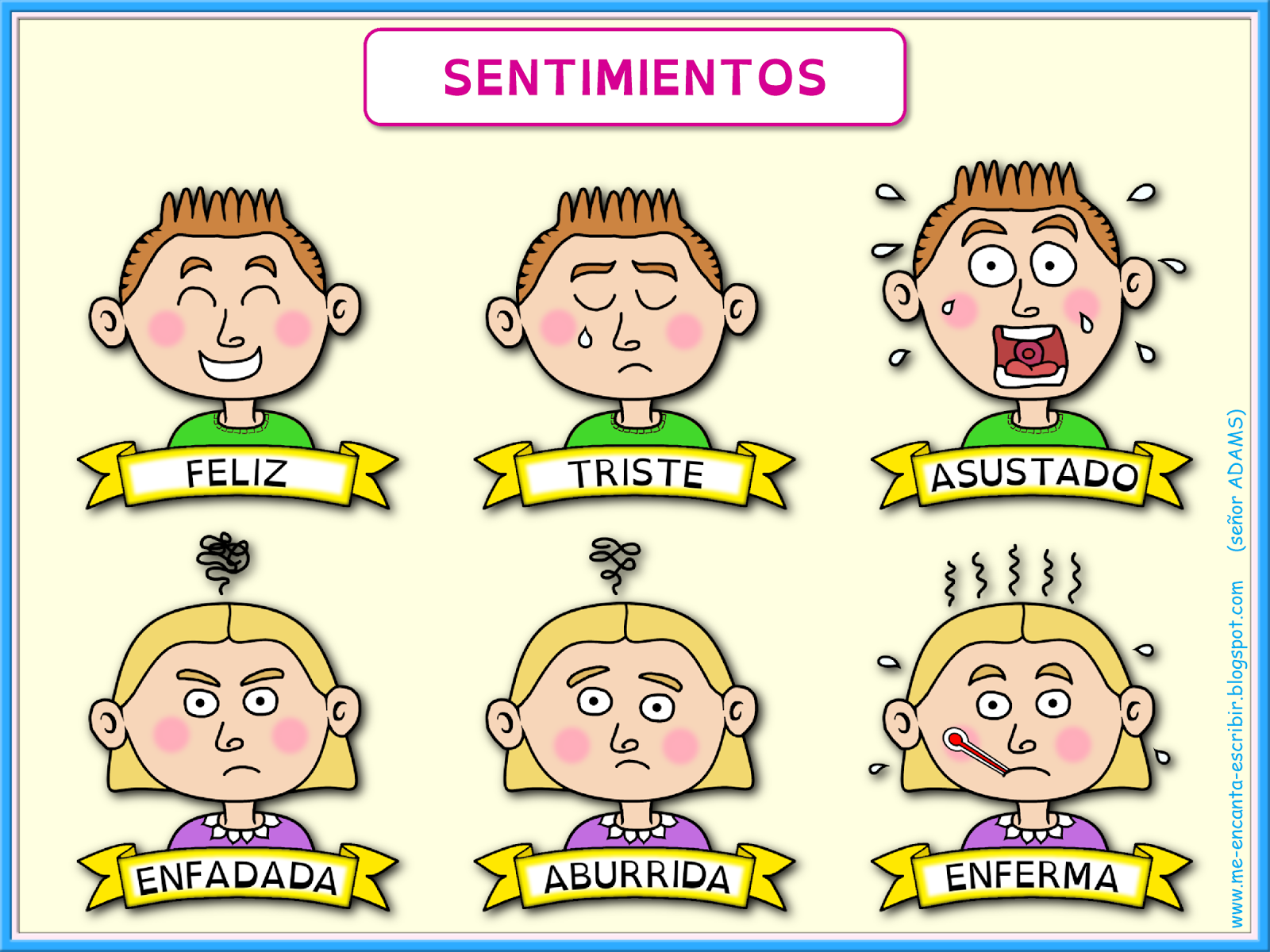 Sentimientos y emociones (estar) | Genially