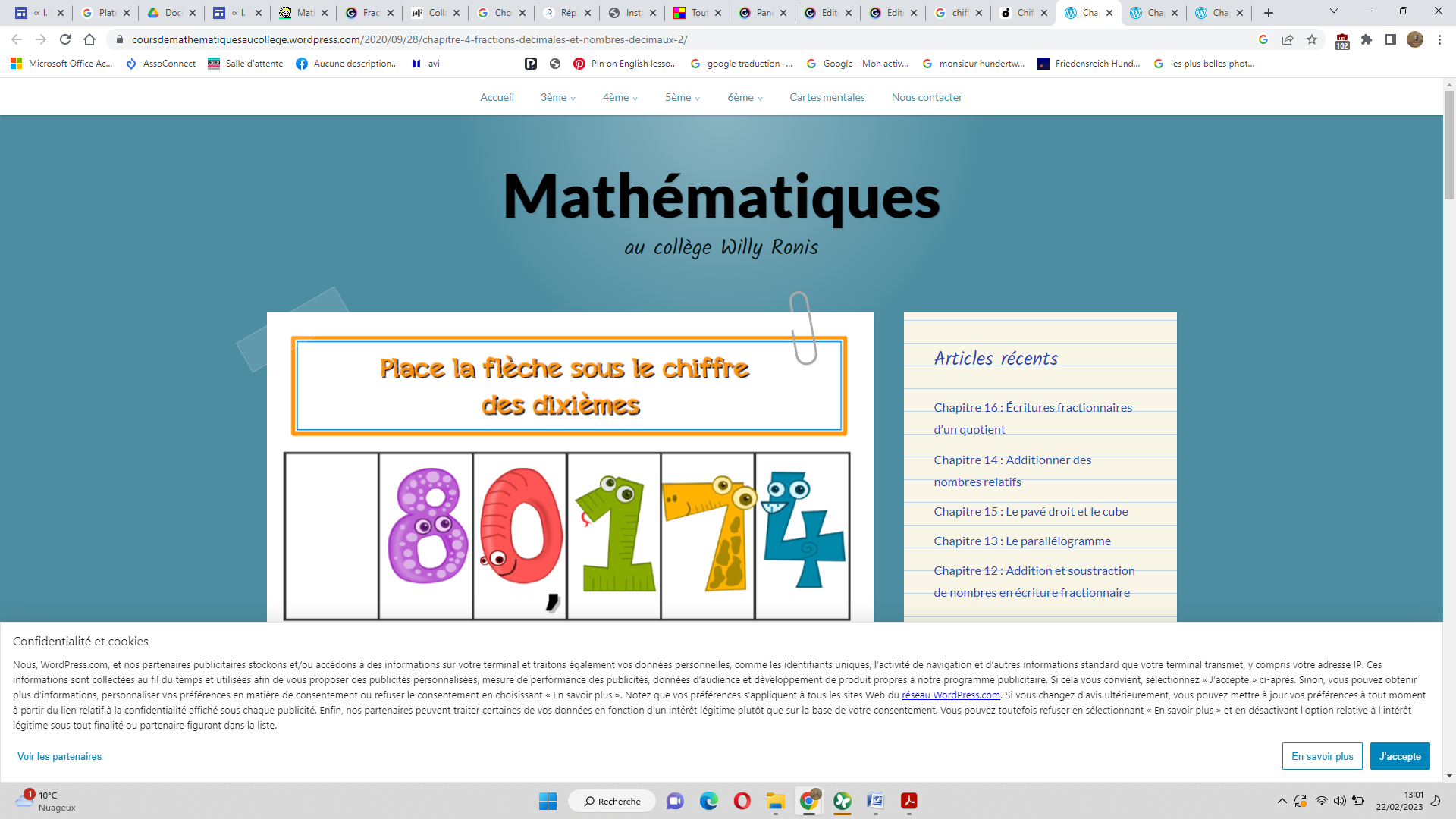 Exercices - Placer un nombre décimal, comparer, intercaler, encadrer | Genially