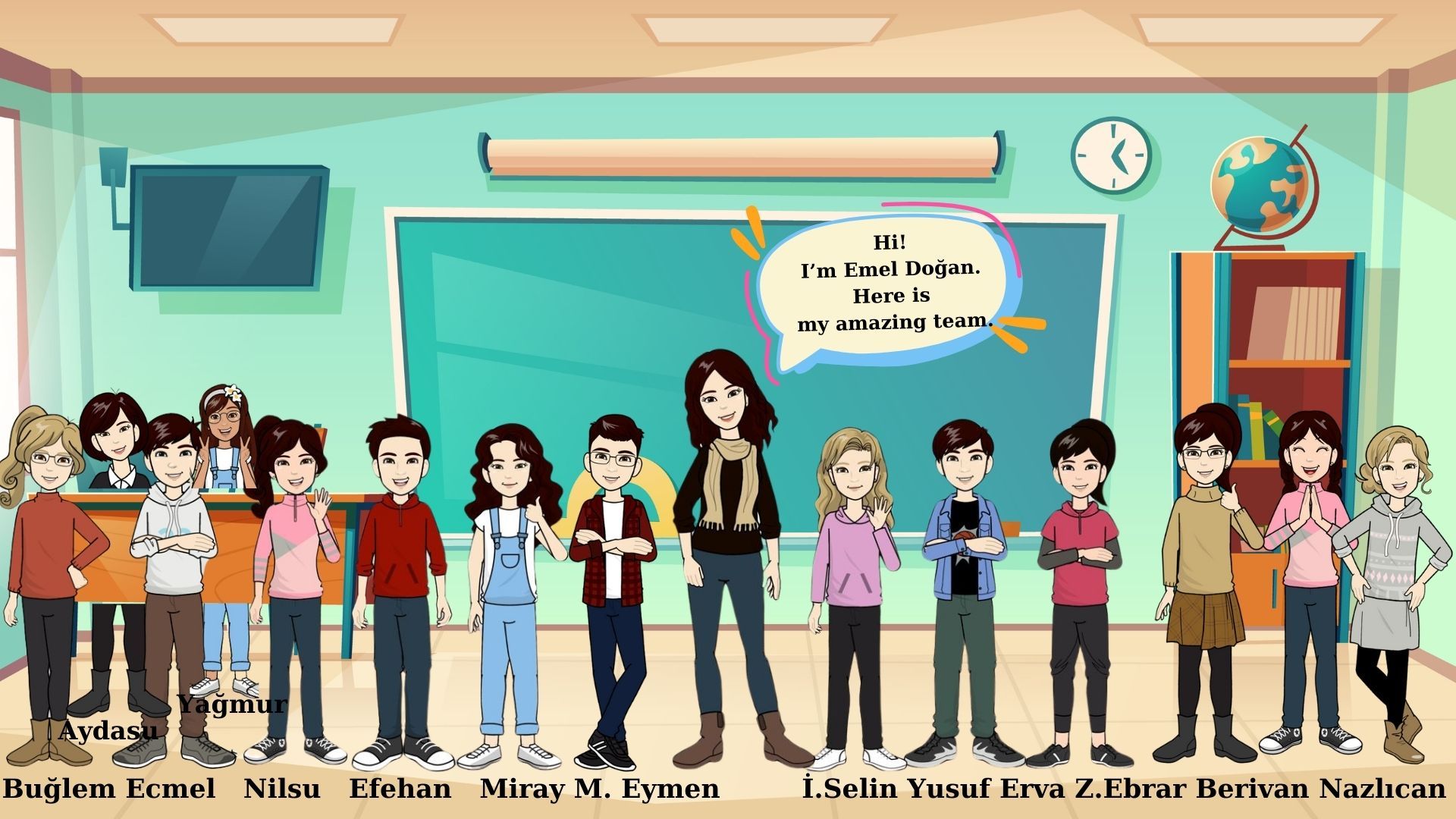 Emel's student team | Genially