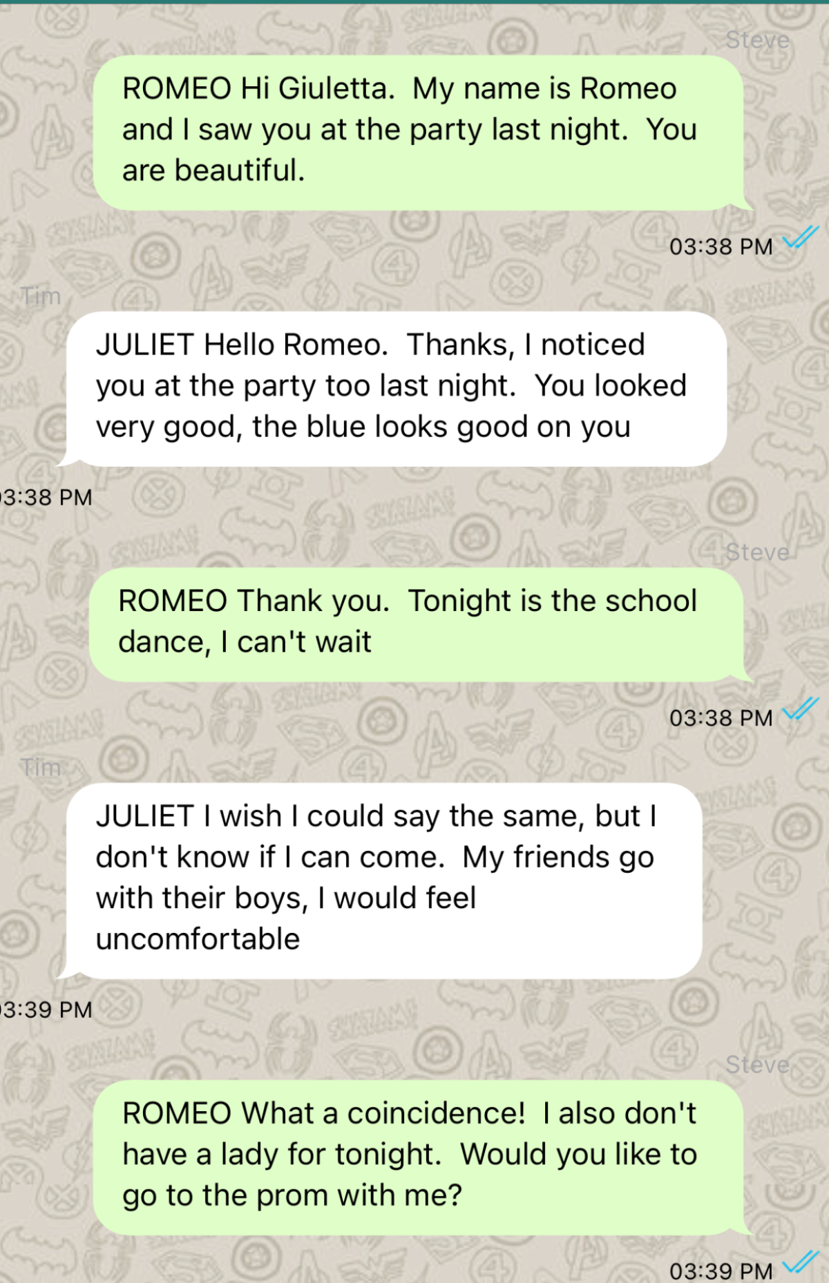 CHAT- ROMEO AND JULIET | Genially