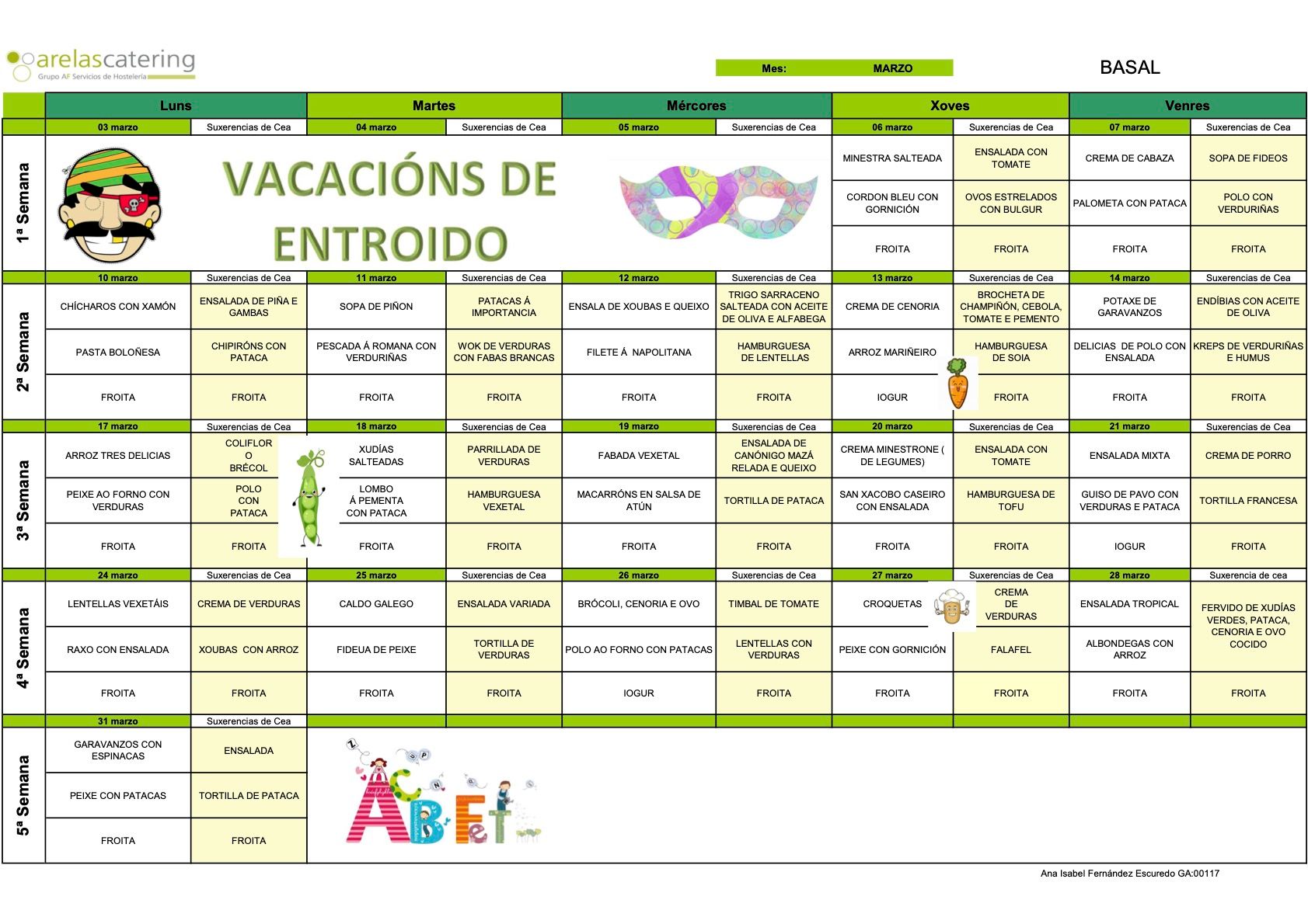 Comedor marzo | Genially