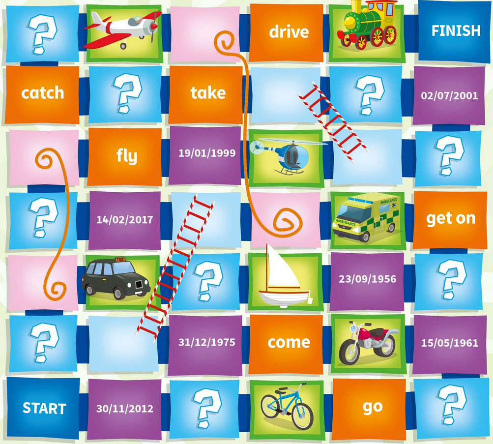 Board Game Power Up 4 Unit 1