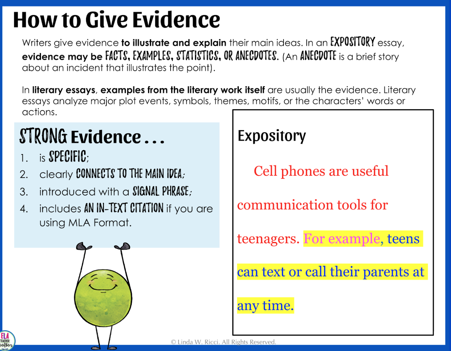 On Evidence & Elaboration | Genially