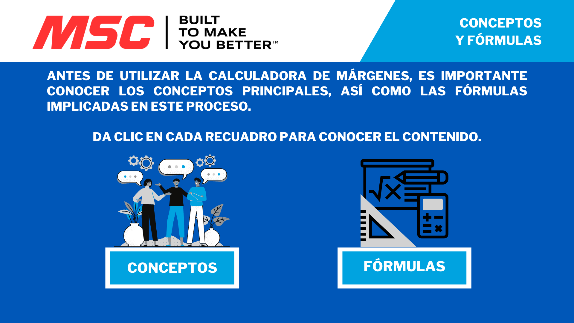 Conceptos y fórmulas | Genially