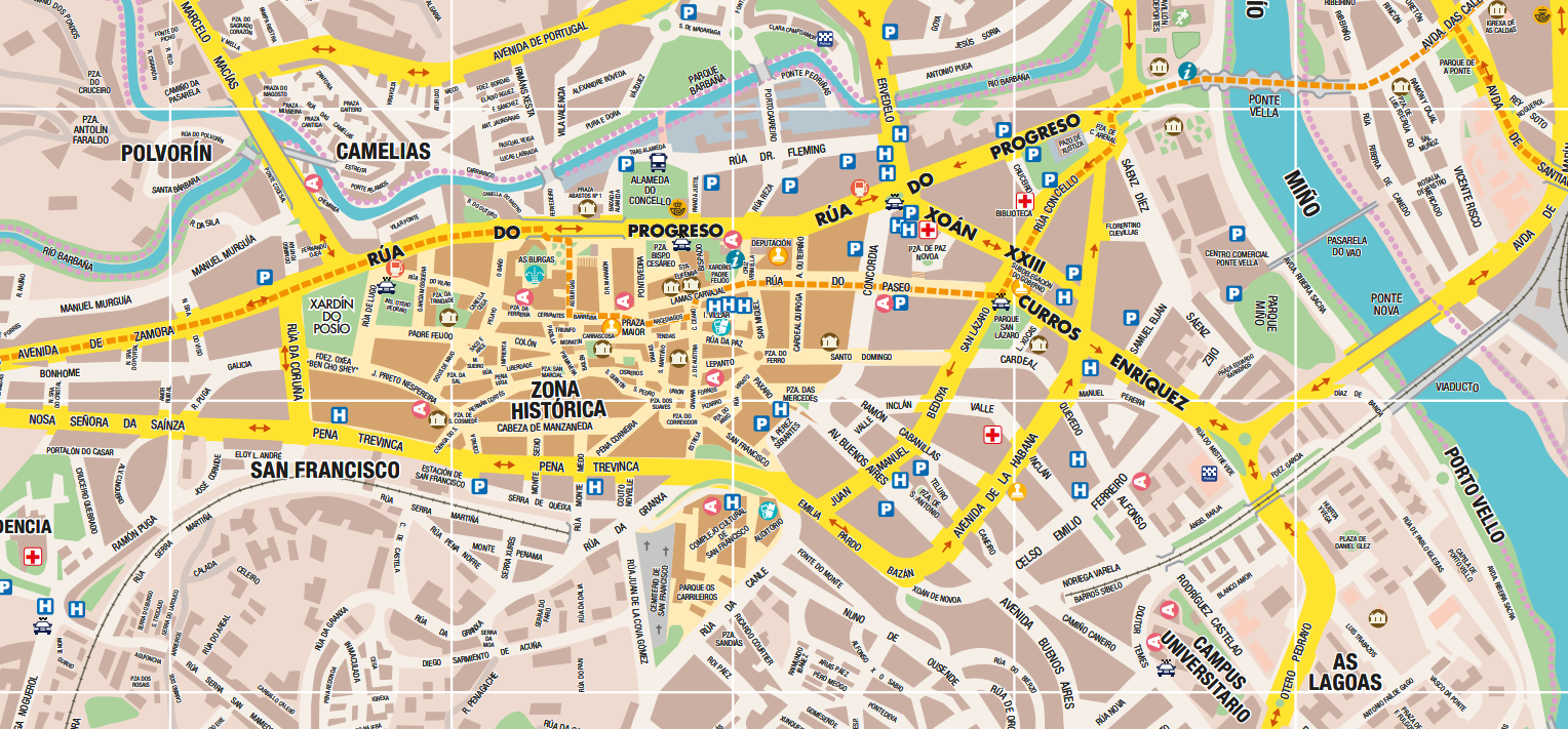 MAPA OURENSE