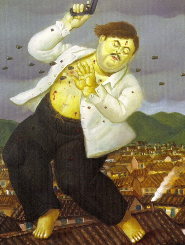 "La muerte de Pablo Escobar"_ Fernando Botero | Genially