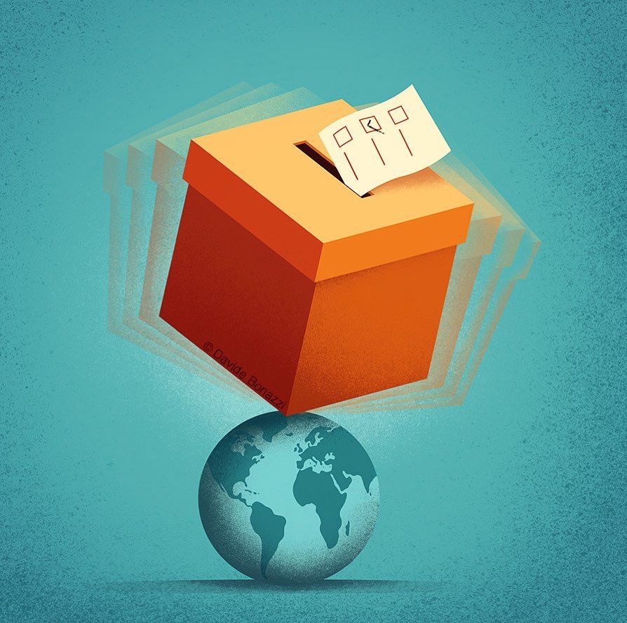 Infografia - Crecimiento De La Política Moderna - Modelo Neoliberal | Genially