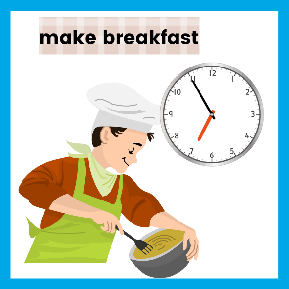 Daily Routine + time | Genially