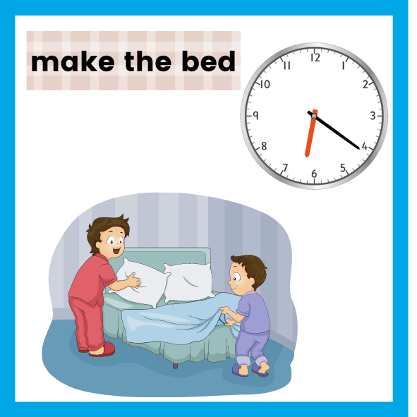 Daily Routine + time | Genially