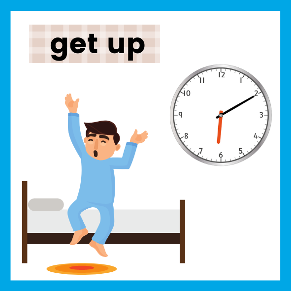 Daily Routine + time | Genially