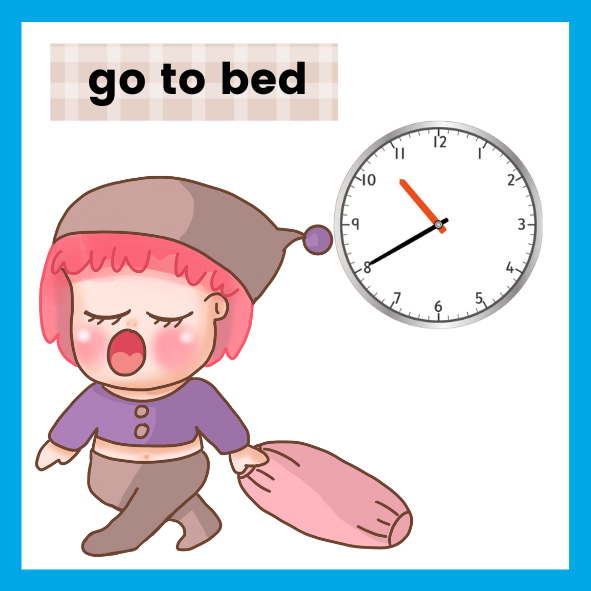 Daily Routine + time | Genially