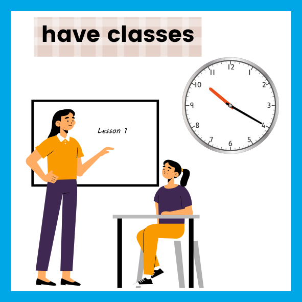 Daily Routine + time | Genially