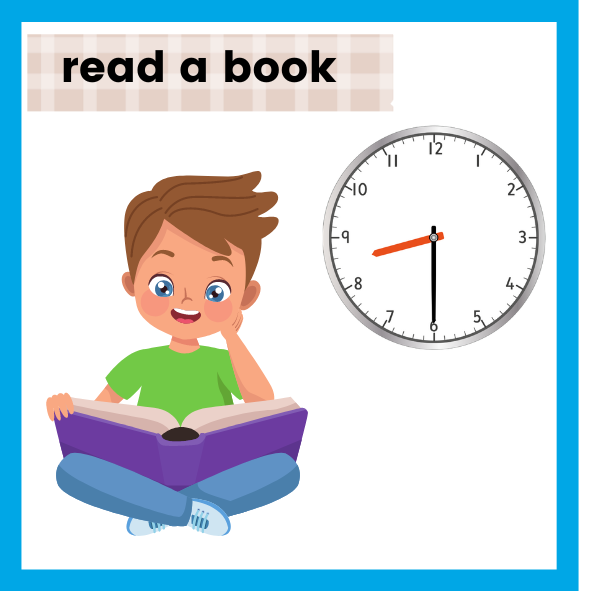 Daily Routine + time | Genially