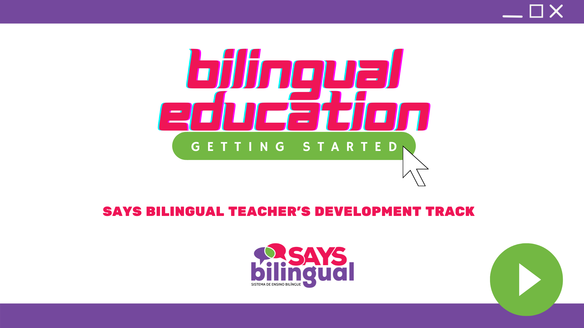 SAYS Bilingual - ONLINE EDUCATION GUIDE | Genially
