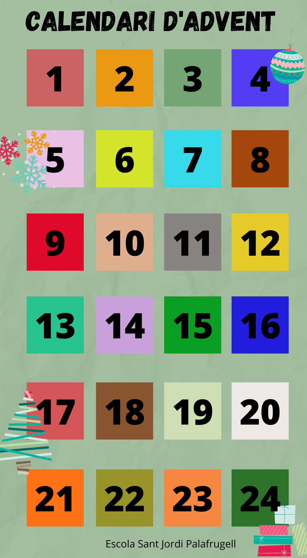 Calendari d'advent 2021 | Genially