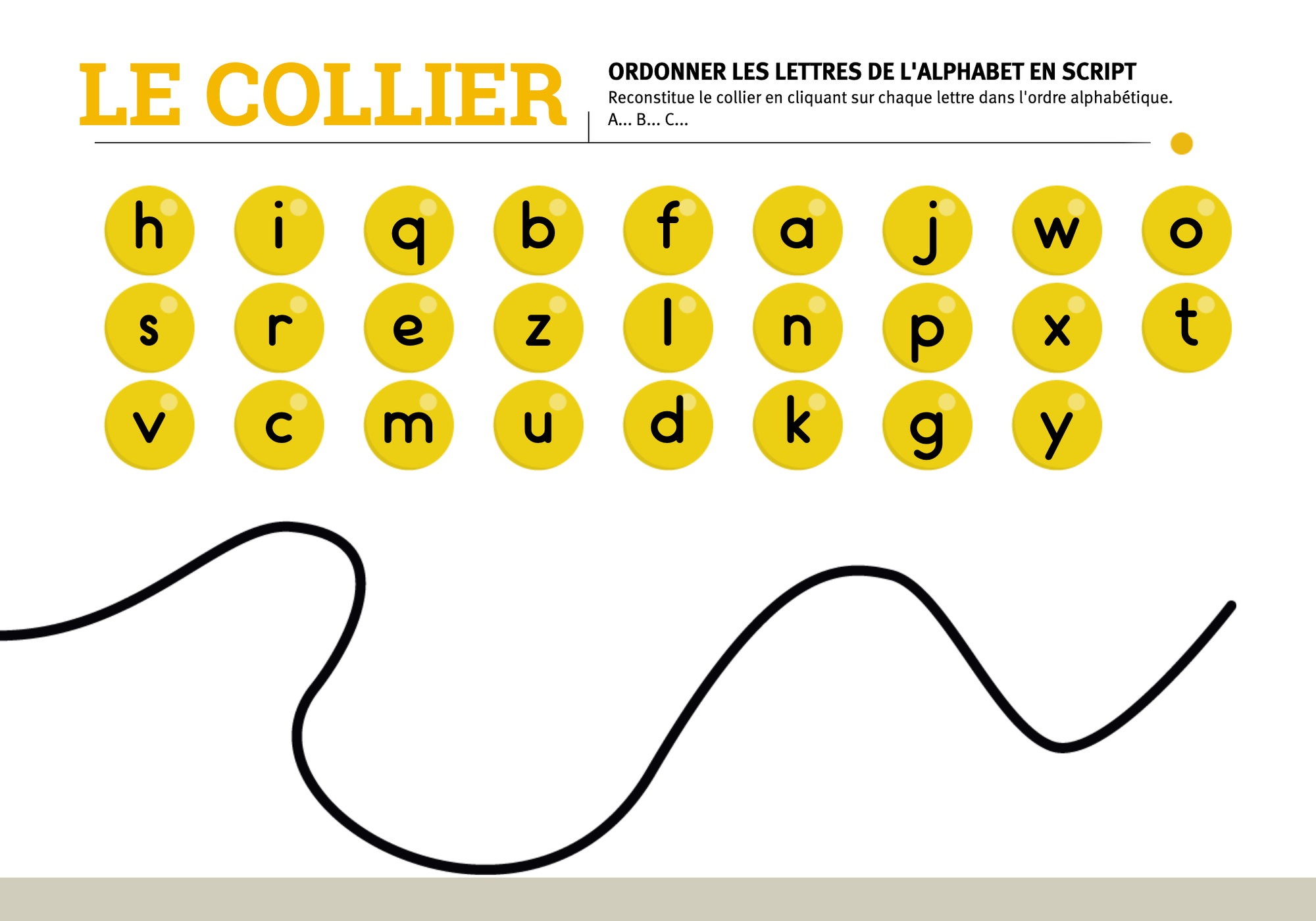 LES LETTRES DE L'ALPHABET EN SCRIPT | Genially