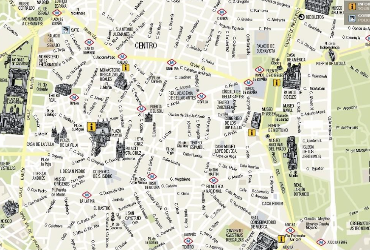 PLANO INTERACTIVO DE MADRID | Genially