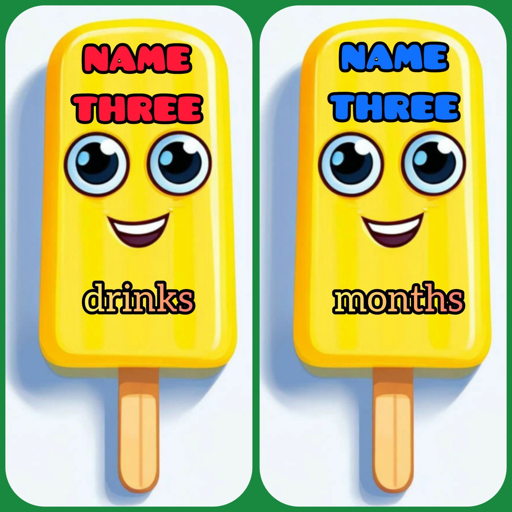 name three by maria.ruleva.english | Genially