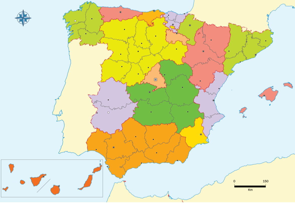 Palabras en cada comunidad