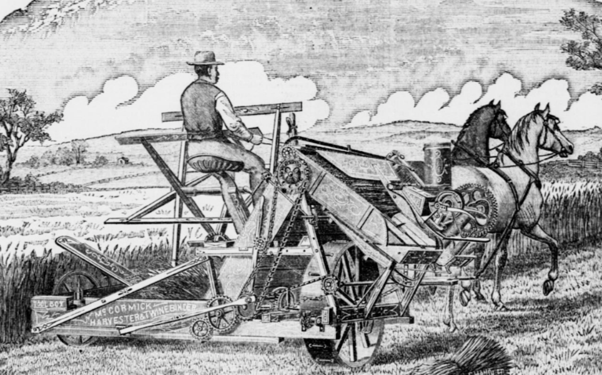 Moissonneuse batteuse de Cyrus Hall McCormick