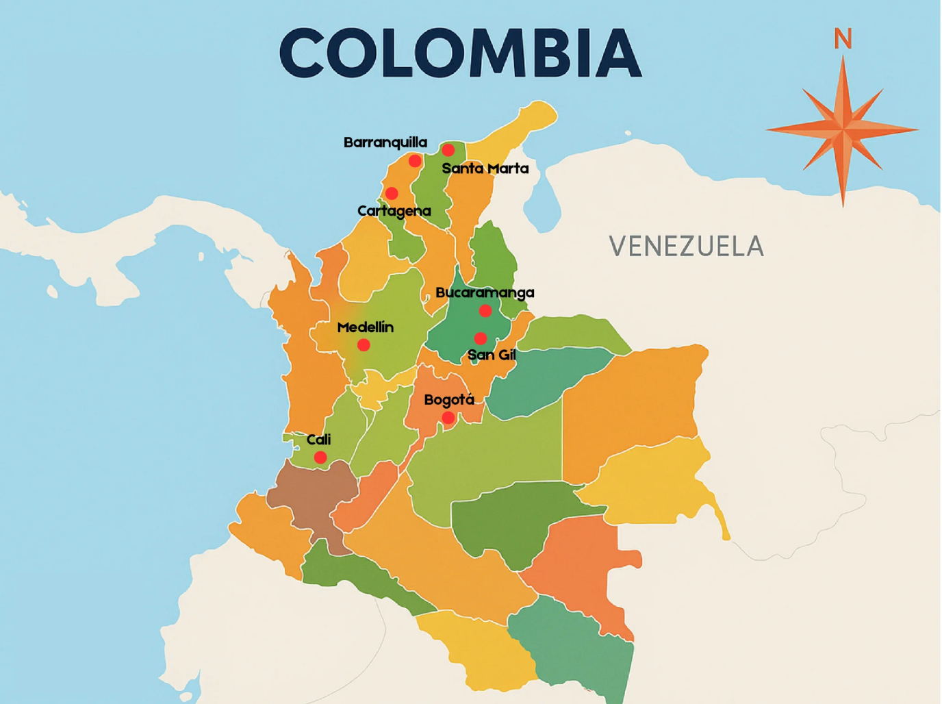 Descubriendo el encanto de Colombia | Genially
